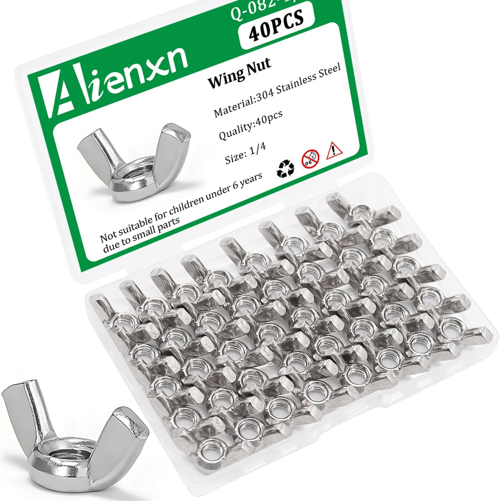 Amazon.com: Hard-to-Find Fastener 014973237950 Cold Forged Wing Nuts, 7 ...