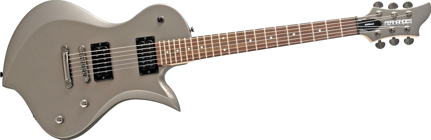 Amazon.com: Fernandes Ravelle X Electric Guitar - Metallic Dark Gray ...