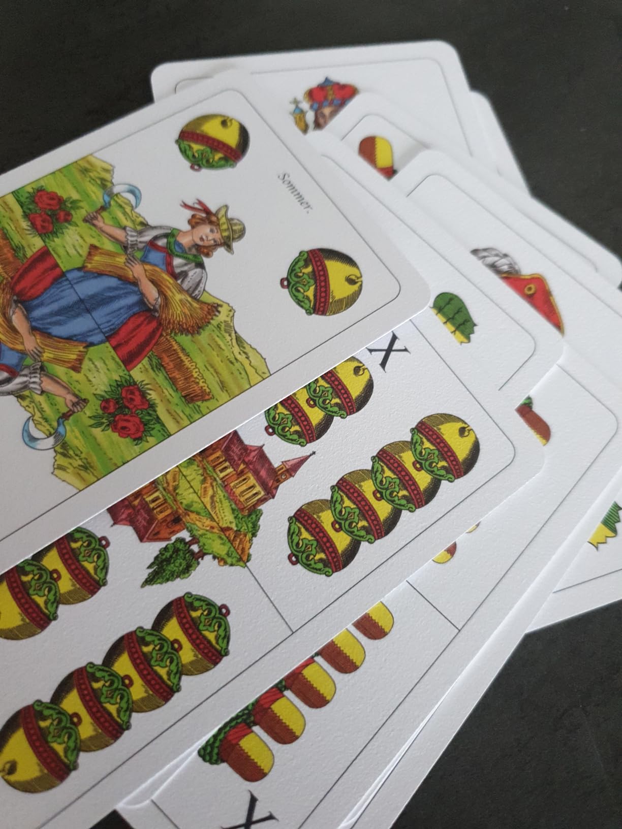 TS Spielkarten - Doppeldeutsche/Schnapskarten Kunststoff-Kartenspiel ...