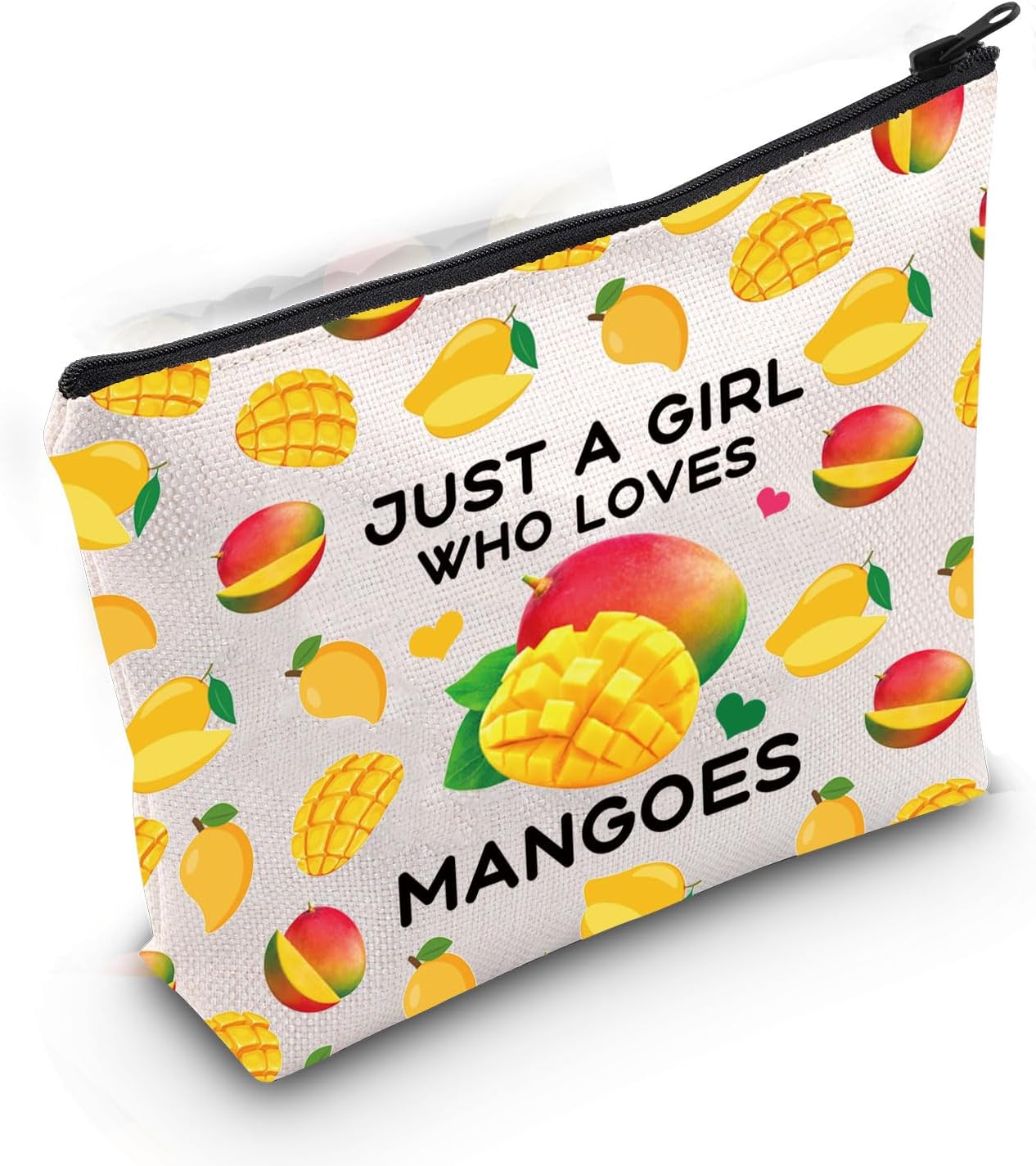Amazon.com: Gzrlyf Just a Girl Who Loves Mangoes Mango Makeup Bag Mango ...