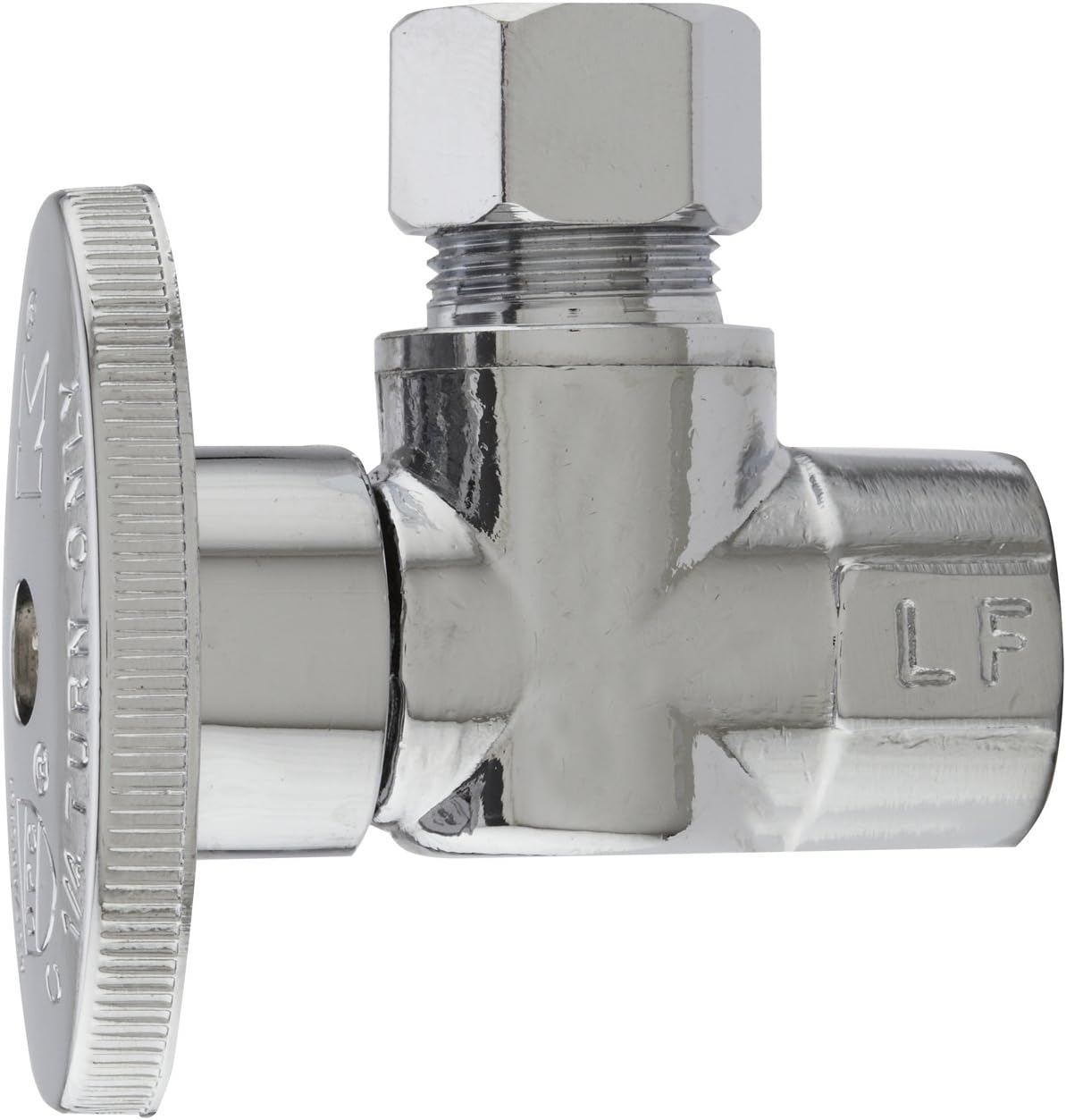 Amazon.com: Plumb Pak PP50PCLF 1/4 Turn Angle Shut-Off Valve, 3/8 X 3/8 ...