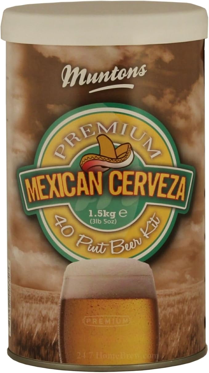 Amazon.com: Muntons Beer Making Kit - Mexican Cerveza Premium Range Kit ...