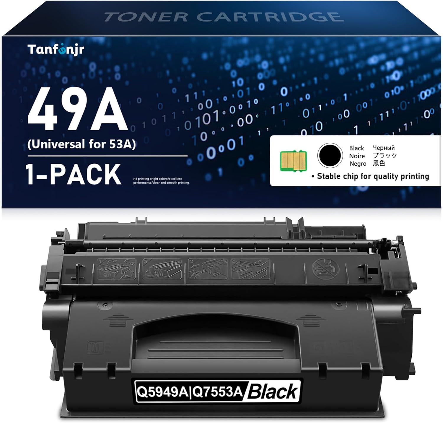 Amazon.com: Q5949A Q7553A (with Chip) Toner Cartridge Replacement for ...