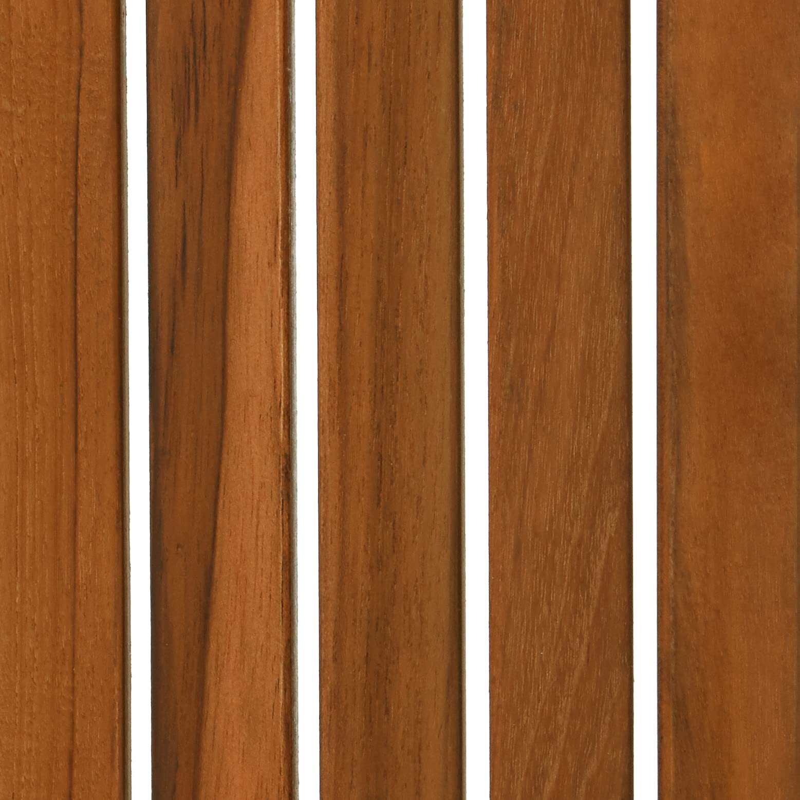 Bare Decor Peter Toilet Mat, 20x18, Solid Teak Wood