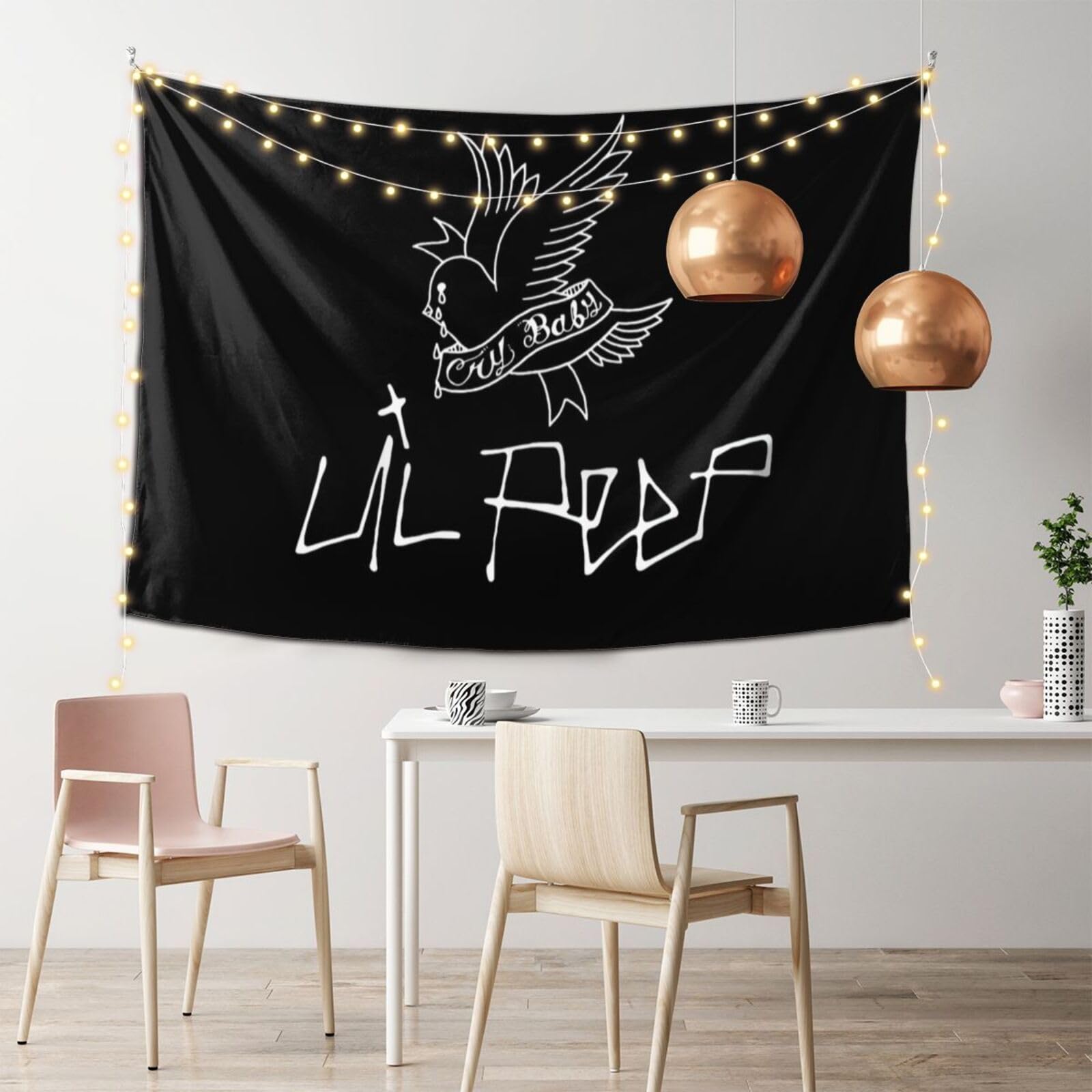 Amazon.com: Lil Peep Tapestry,Star love Tapestries Wall Hanging 60x40 ...