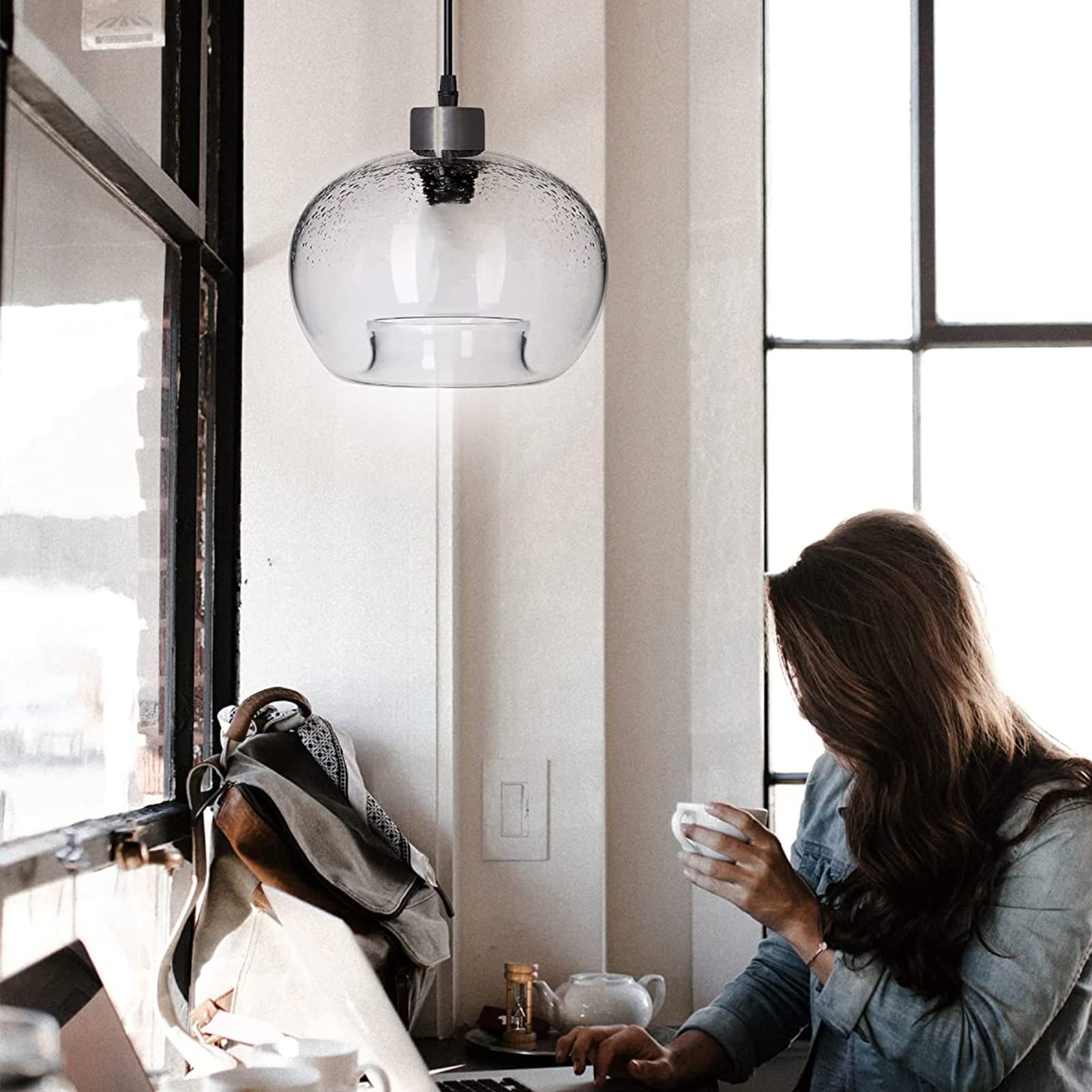 Battery Operated Pendant Modern Style Battery Operated Pendant Light