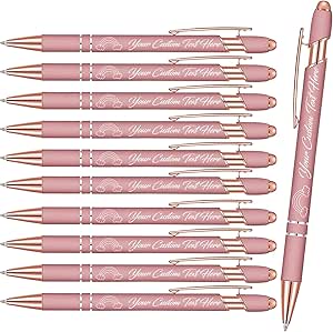 Amazon.com : Generic 10PCS Personalized Pens Bulk Custom Ballpoint Pen ...
