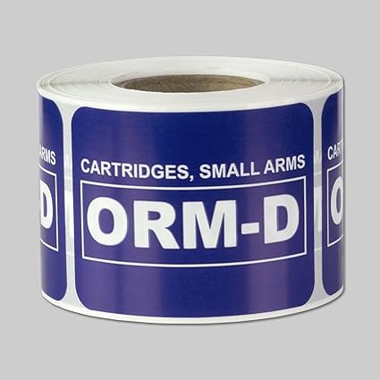 Amazon.com : OfficeSmartLabels - ORM-D Cartridge Small Arms - Other ...