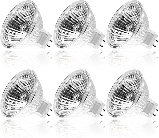 WeshLMPO GU5.3 Halogen Light Bulbs 2 Pin, Durable High Output MR16 ...