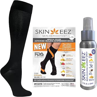 Amazon.com: Skineez Medical Grade Compression Socks 20-30mmHg and ...