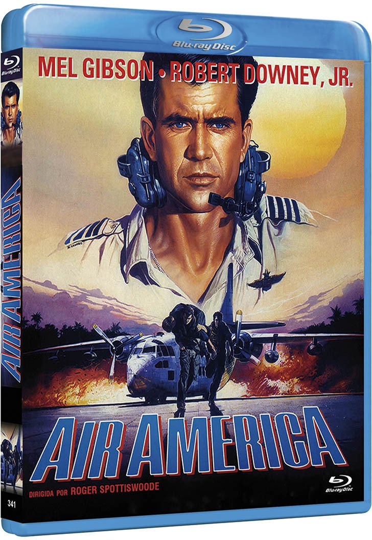 Air america [Blu-ray]: Amazon.es: Mel Gibson, Robert Downey Jr, Nancy Travis, Ken Jenkins, David ...
