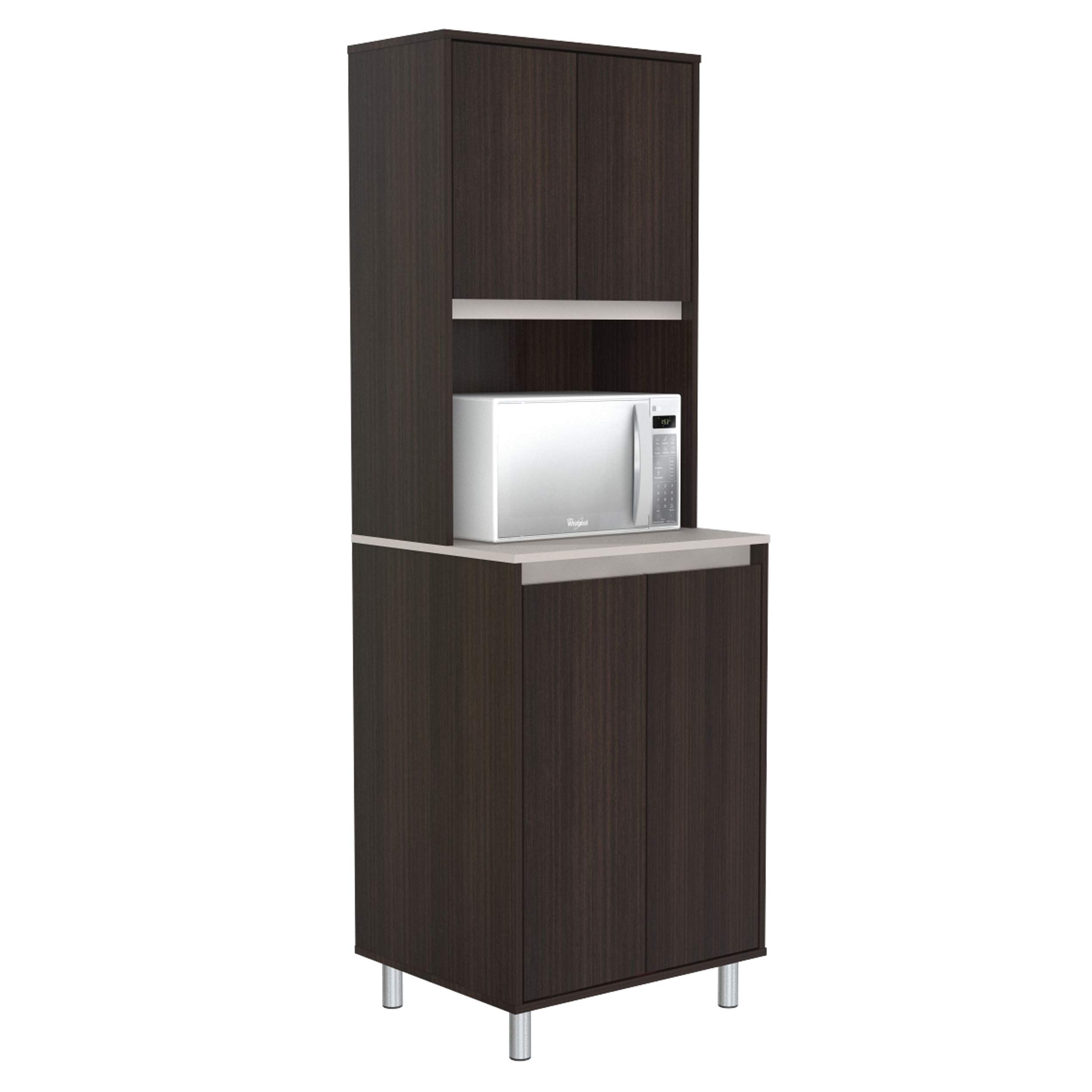 Amazon.com: Inval AMBROSSIA 4-Door Breakroom Storage System with Open ...