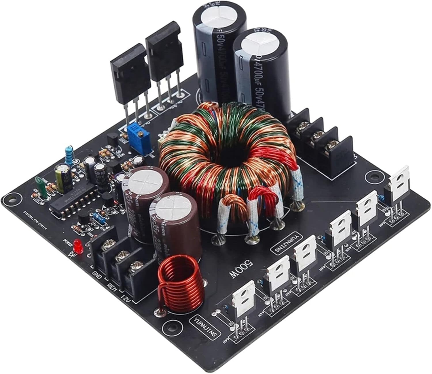 Amazon.com: 500W DC12V to Dual +-40V Boost Power Supply Board for HiFi ...