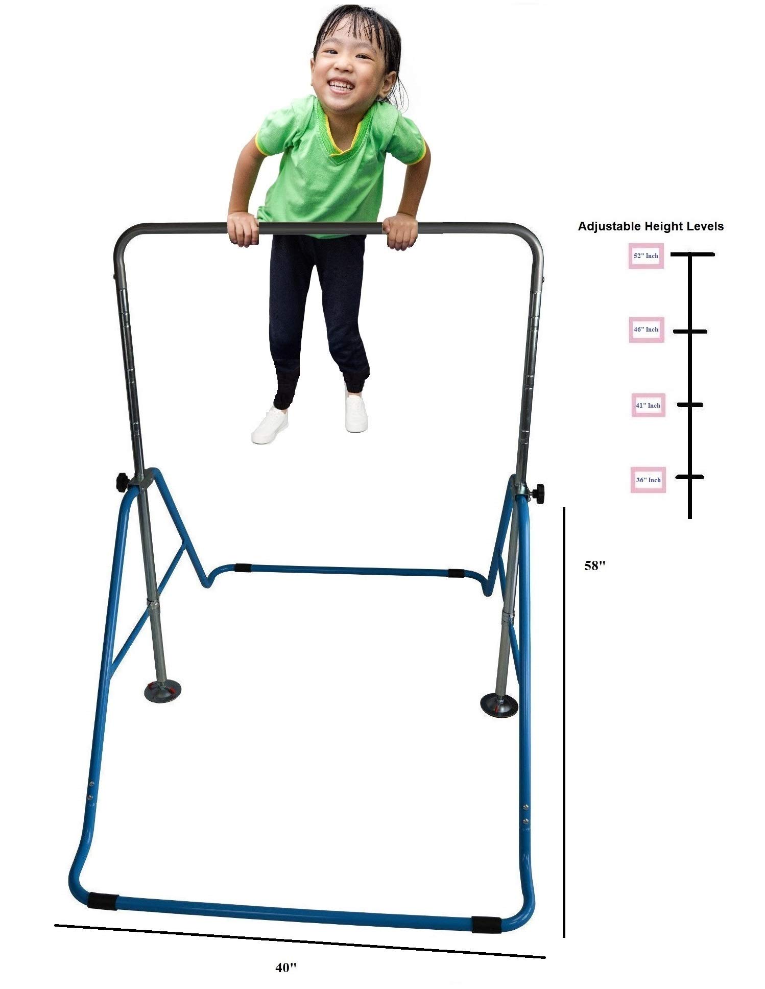 Buy JungleKids Expandable Gymnastics Bars Junior Training Kip Bar ...