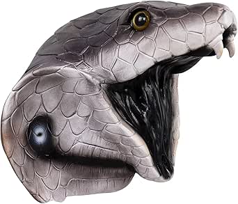 Amazon.com: Bulex Snake Mask Scary Creepy Halloween Animal Cosplay Mask ...