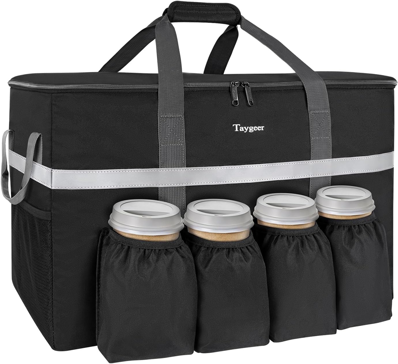 Amazon.com: 2TUFF Insulated Drink Carrier for Delivery - Reusable Drink ...
