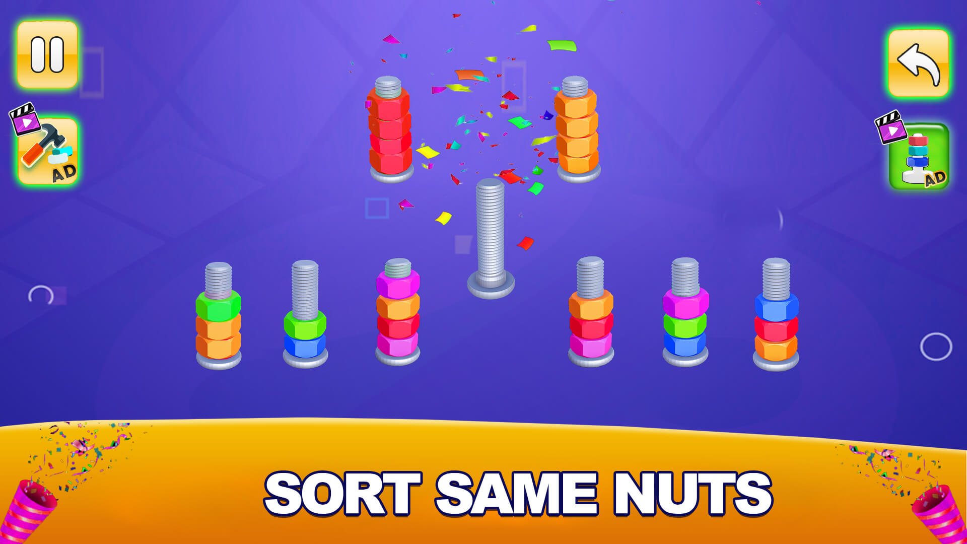 Nuts & Bolts Sort Puzzle Games - App on Amazon Appstore