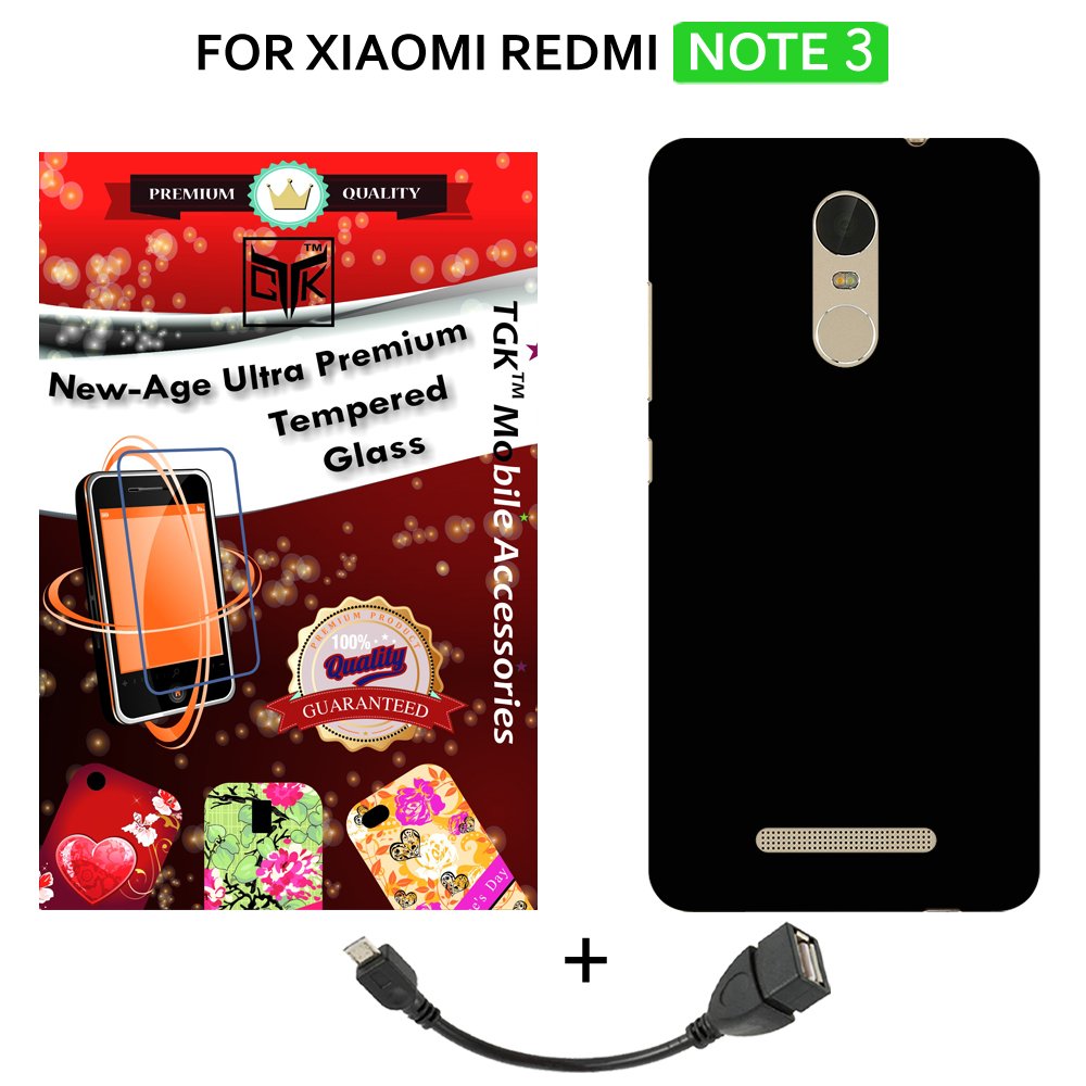 TheGiftKart Combo For Xiaomi Redmi Note 3 (Combo of 2 Back Cover + 2 ...
