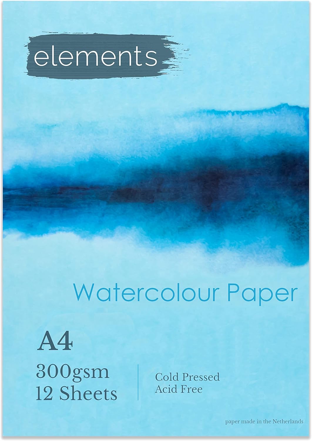 Elements A4 Watercolour Book Glue Bound Artist Watercolour Paper Pads ...