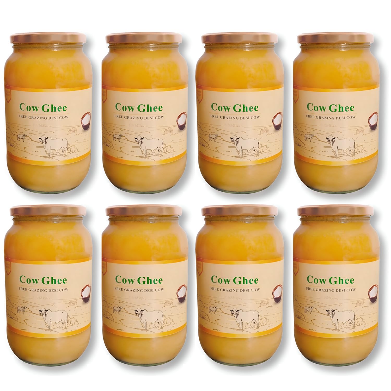 H2 Milk Farm Premium Cow Ghee | Heart-Healthy Clarified Butter for ...