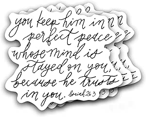 Amazon.com: Isaiah 26 3 You Will Keep in Perfect Peace Those Whose ...