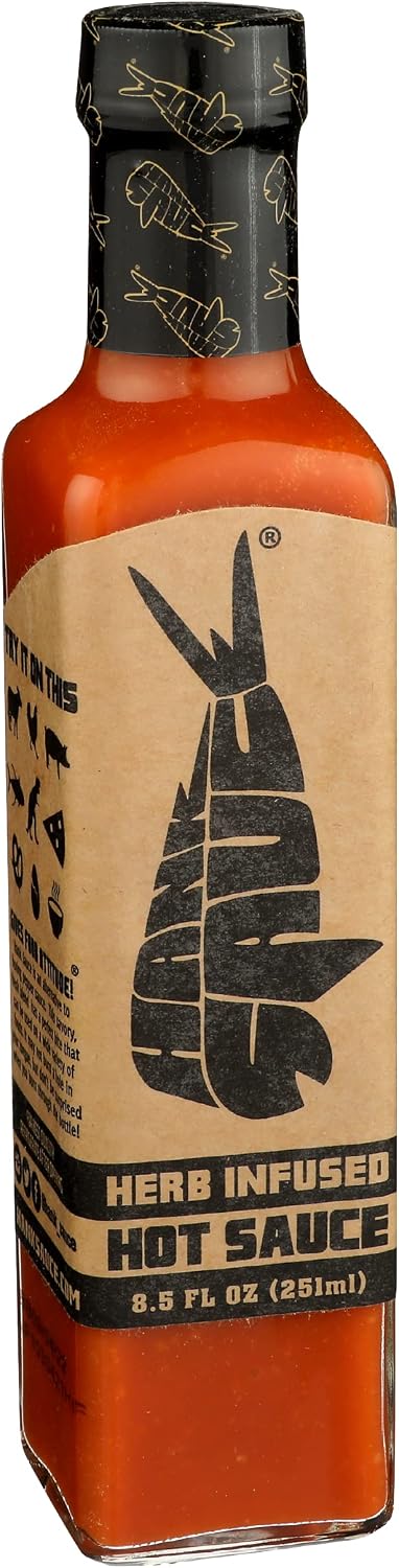 Hank Sauce Herb Infused Hot Sauce Versatile Hot Pepper Sauce with Fresh ...