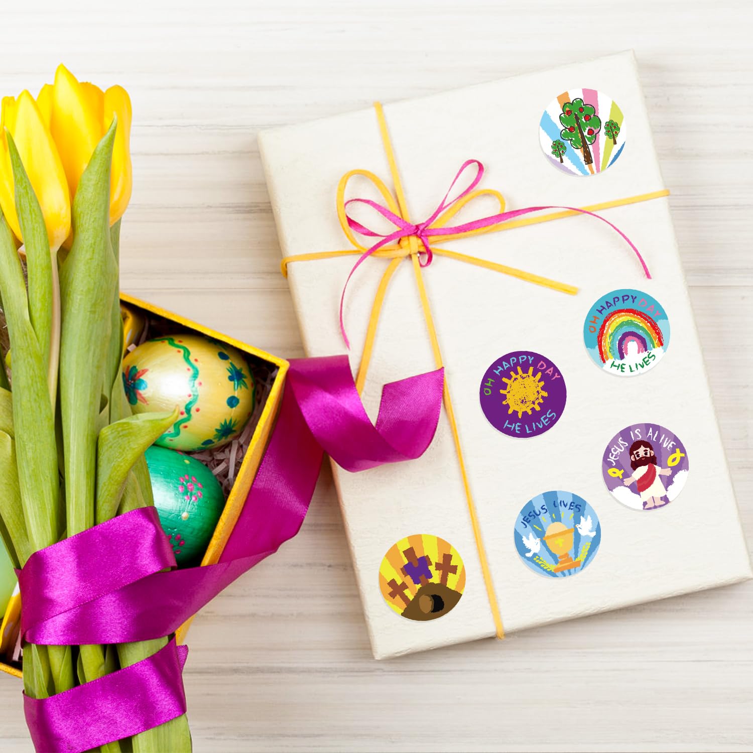 Snapklik.com : Easter Kids Stickers Sheets - 600pcs Easter Christian ...