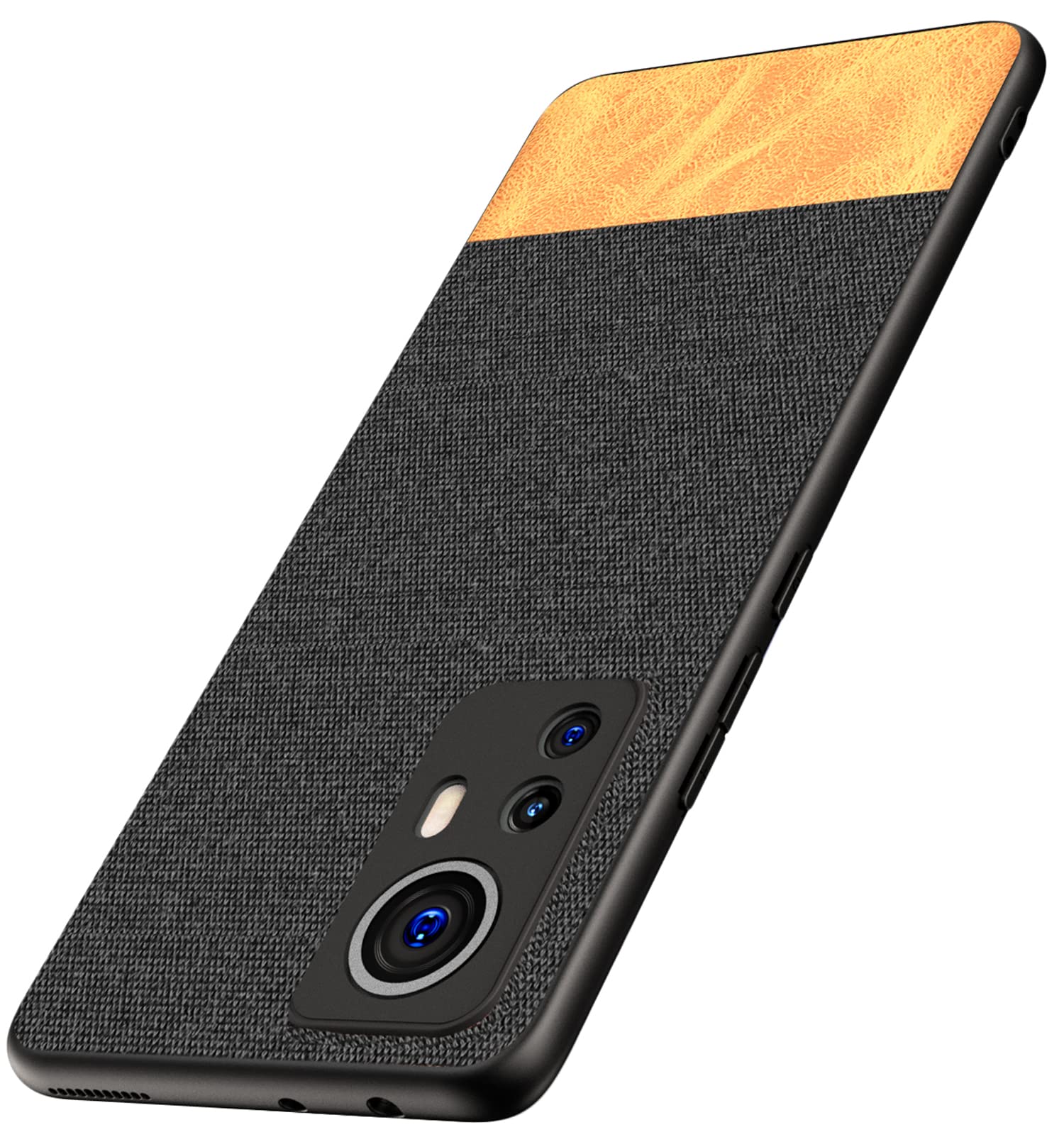 Kapa Soft Fabric & Leather Hybrid Protective Back Case Cover for Xiaomi ...