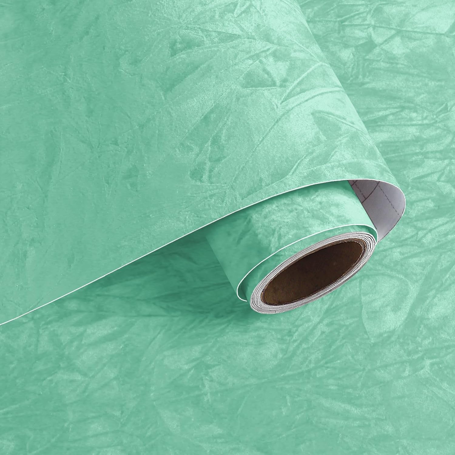 Amazon.com - VaryPaper 15.7" x 78.7" Mint Green Self Adhesive Velvet ...