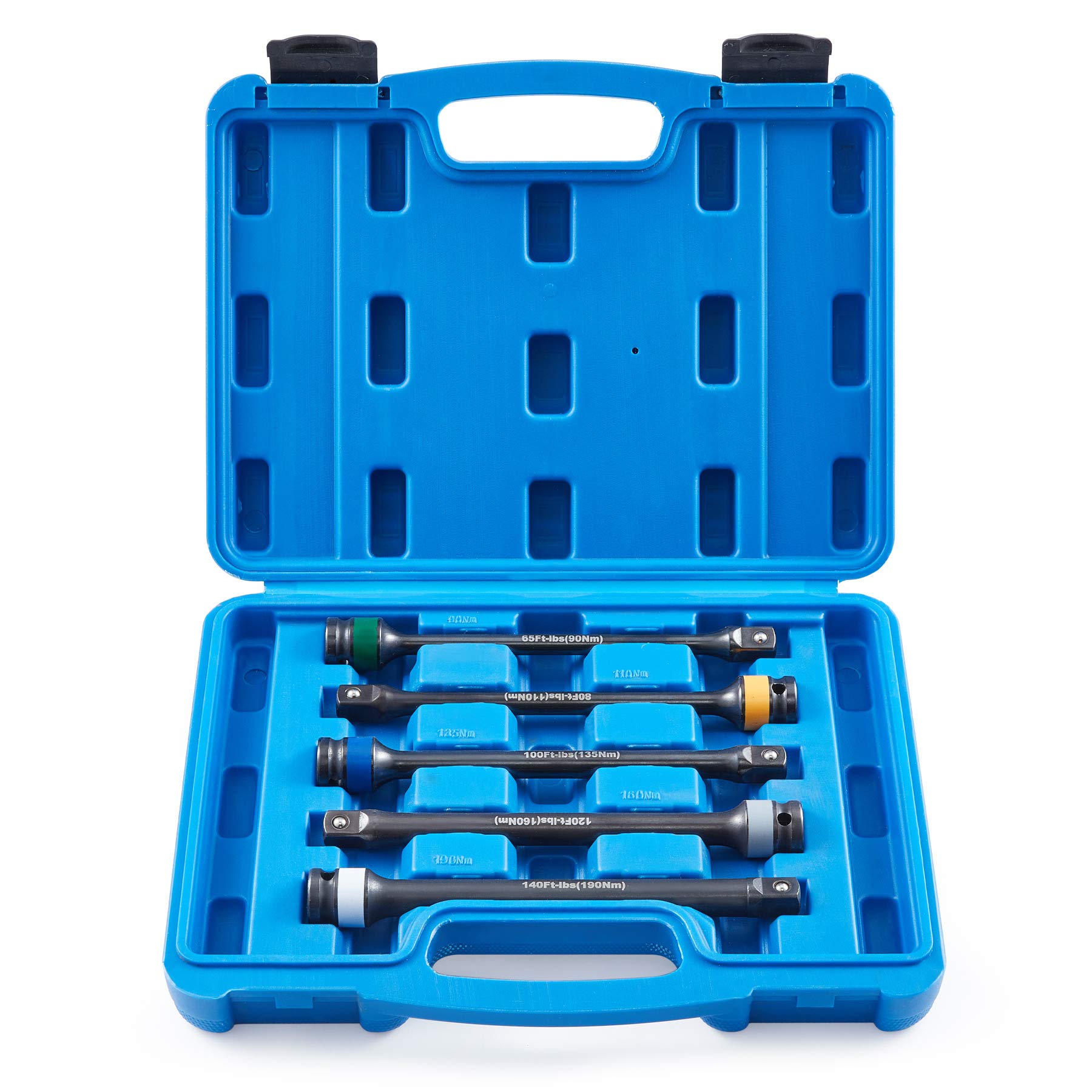 Buy Orion Motor Tech 5pc 1 2 Drive Torque Limiting Extension Bar Set