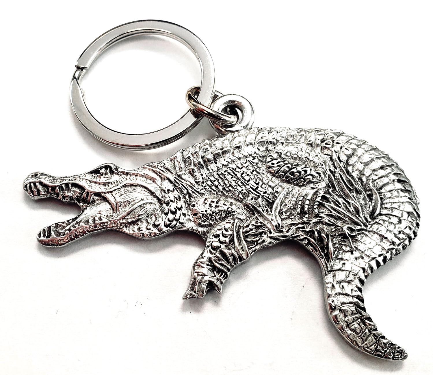 Amazon.com: Heritage Pewter Alligator Keychain : Automotive