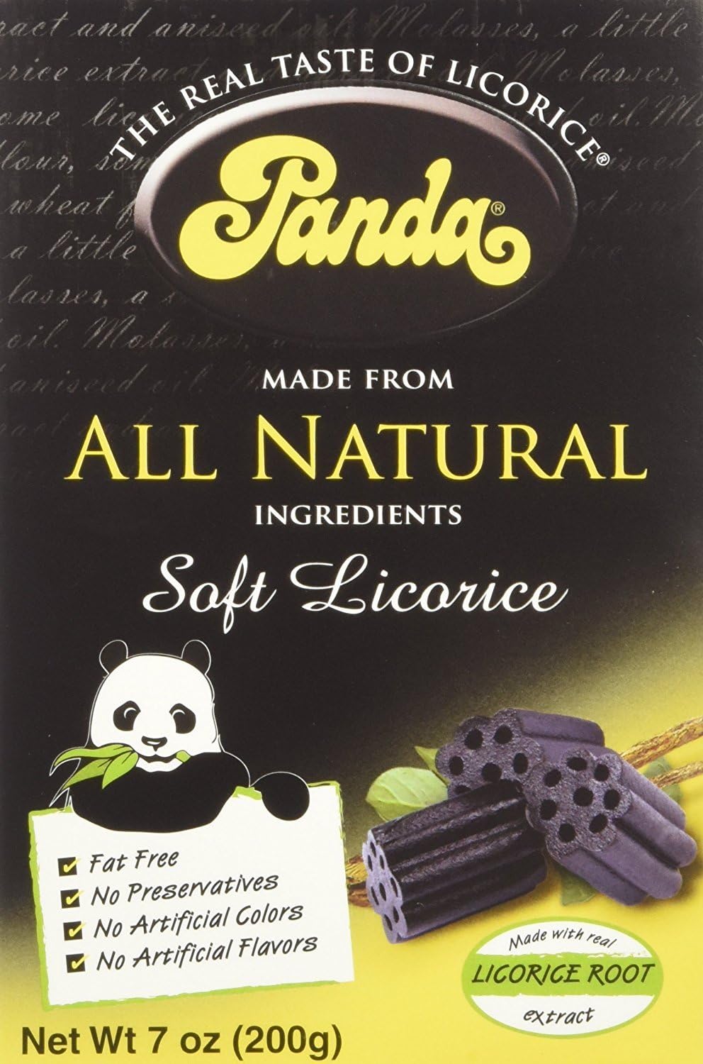Amazon.com : Panda All Natural Licorice Chews Raspberry, 7-Ounce ...