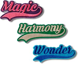 Amazon.com: Pamaheart Custom Name Patches Embroider, Baseball Style Name Patch, Custom ...