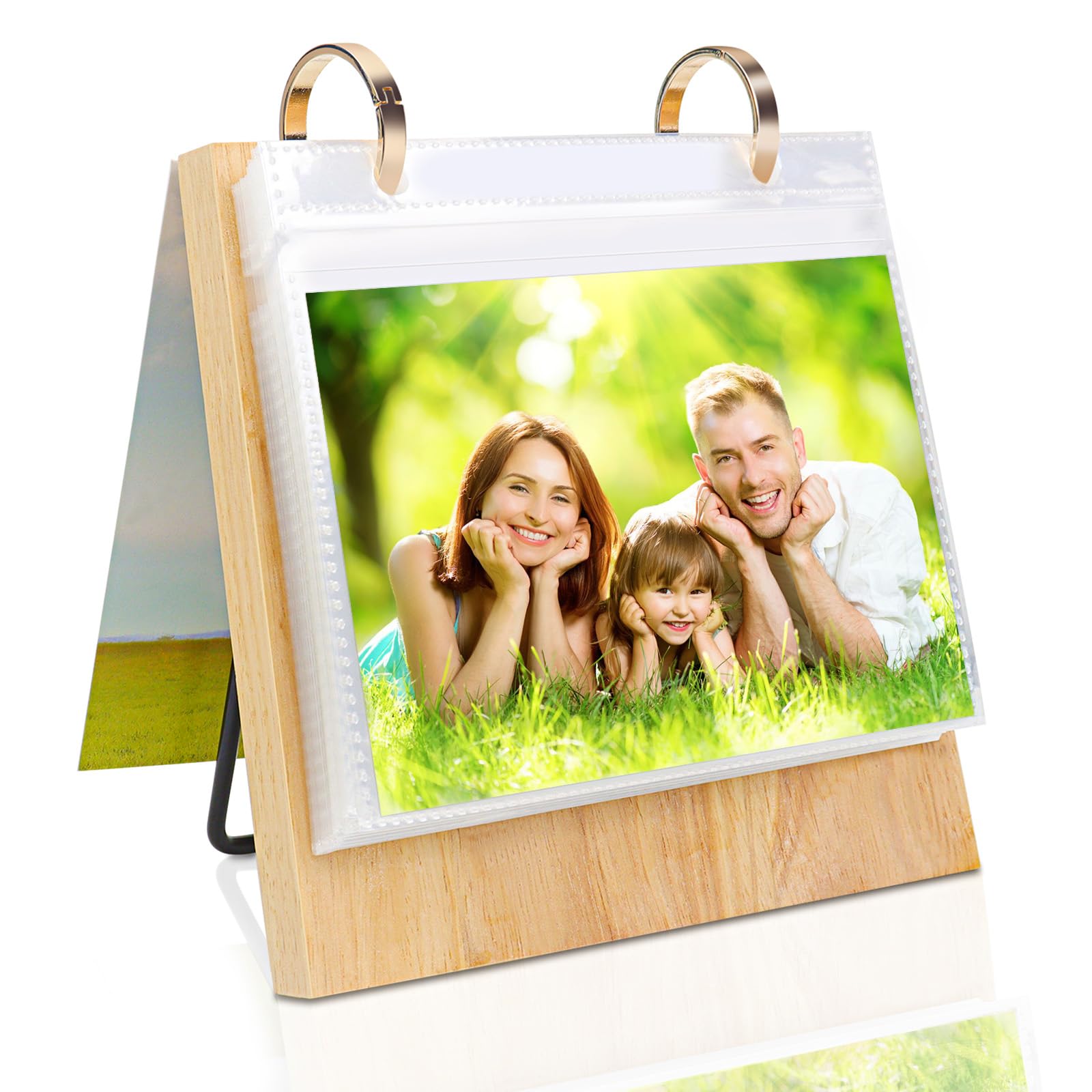 Amazon.com: ZEEYUAN 4x6 Picture Frame Desktop Display 4x6 Flip Photo ...