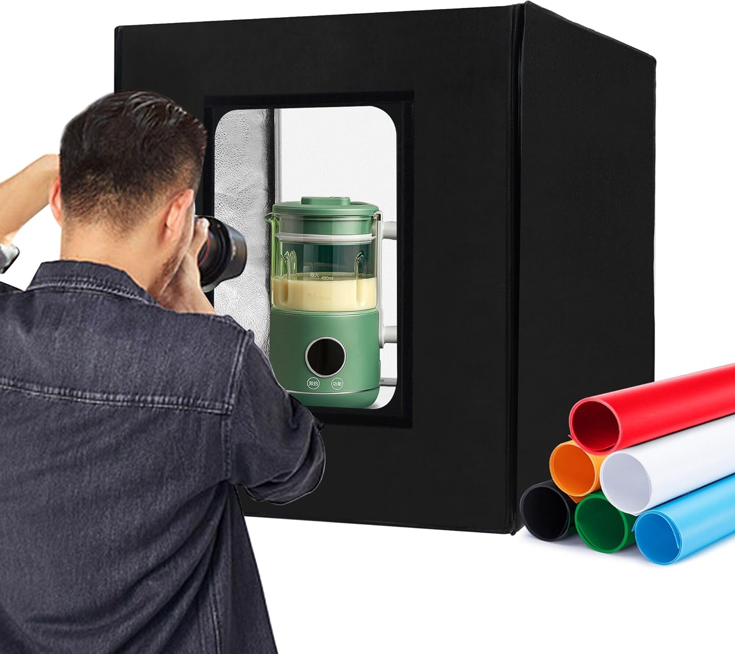 Amazon.com : HitTopss Photo Studio Light Box for Photography, 24"x24 ...