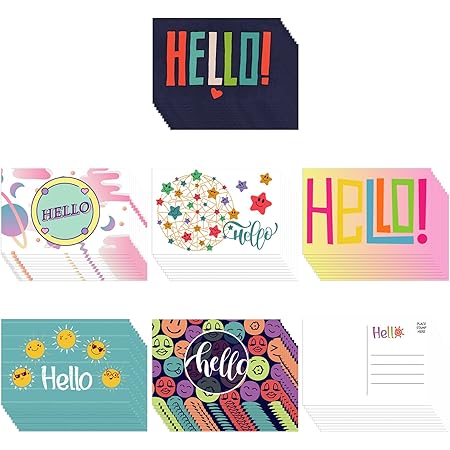 Amazon.com : Best Paper Greetings 48 Pack All Occasion Hello Cards with ...