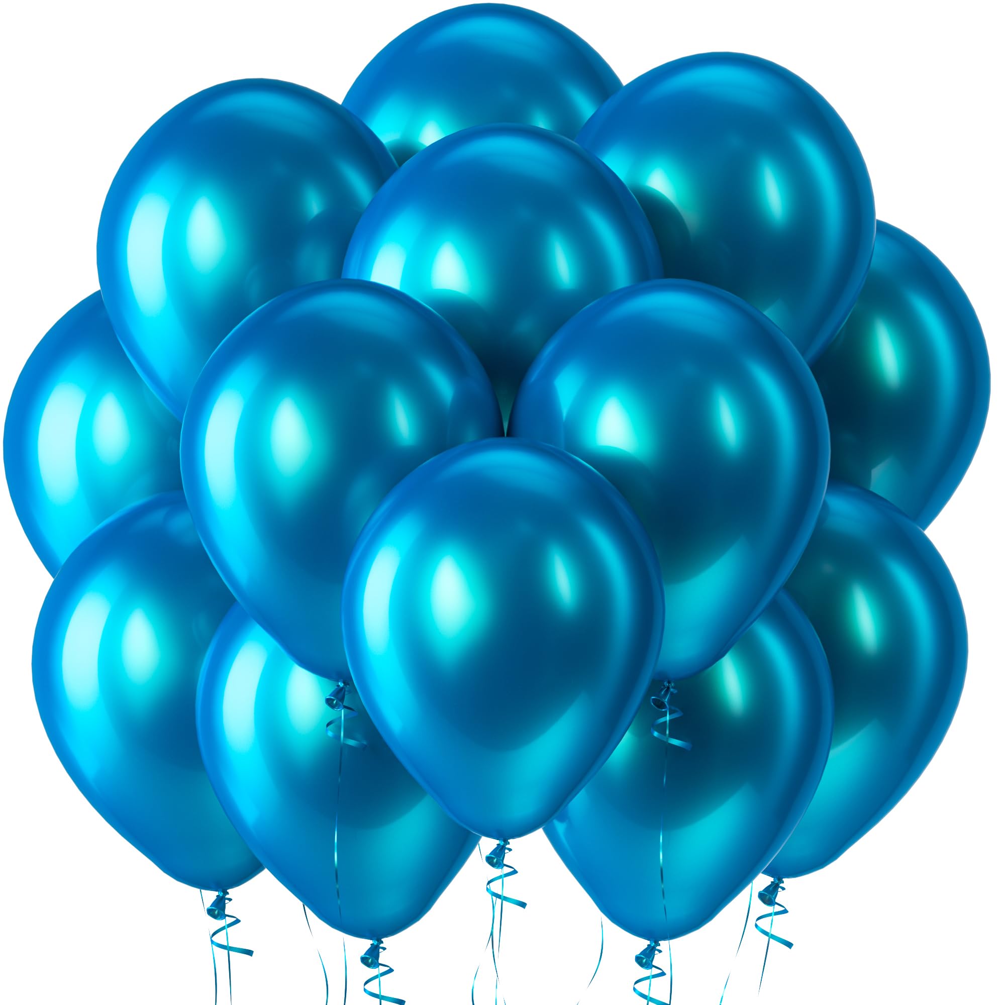 Snapklik.com : Light Blue Balloons Latex Party Balloons - 100 Pack 12 ...