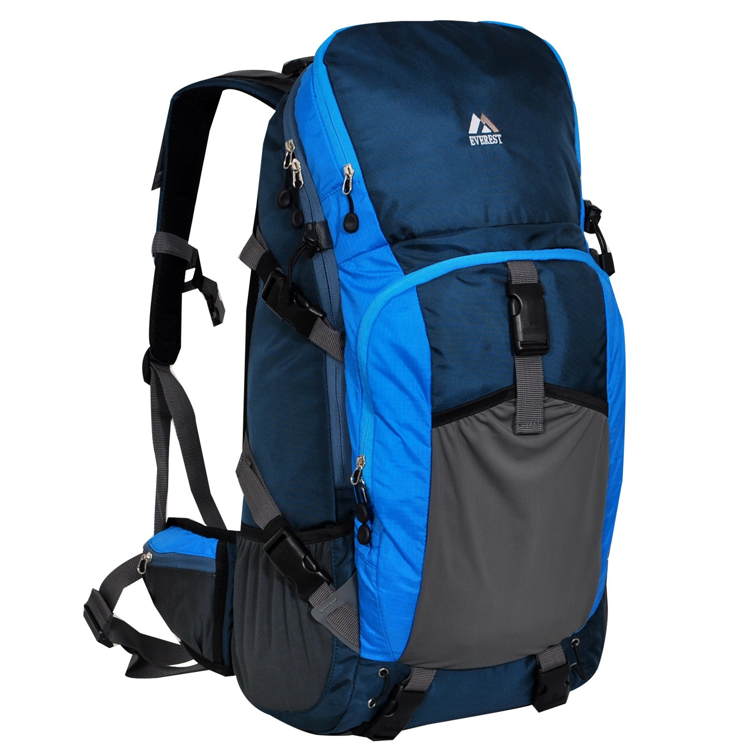 Amazon.com: Everest Expedition Hiking Pack, Blue/Light Blue/Gray, One ...