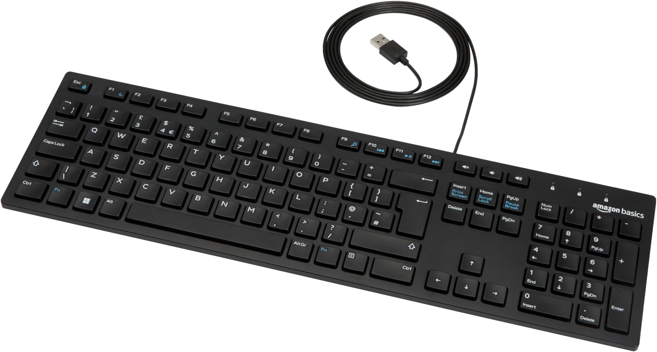 Logitech K120 Wired Business Keyboard for Windows or Linux, USB Plug ...
