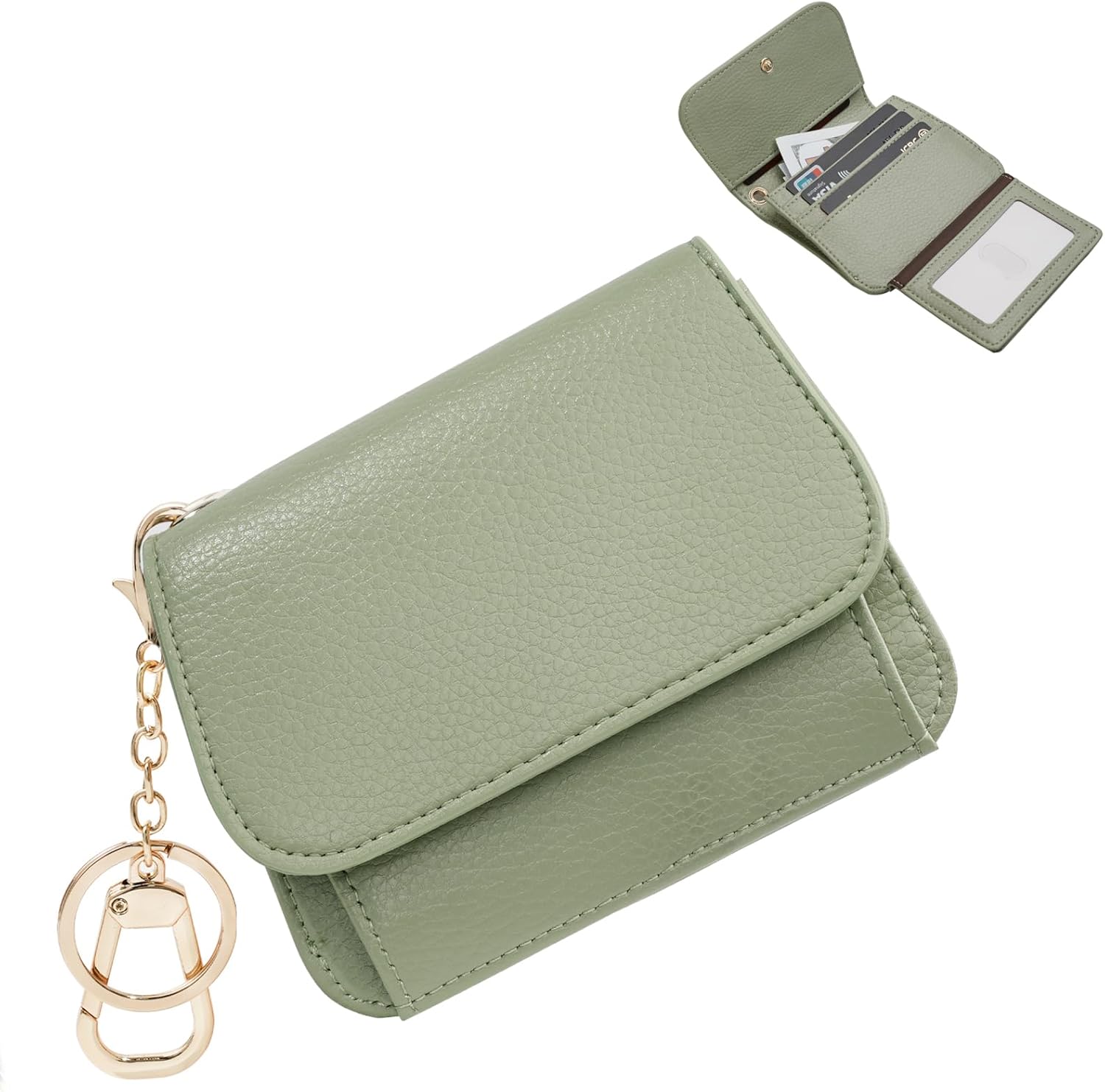 Amazon.com: Sunpour Small RFID Wallet for Women,Slim Wallet with ...