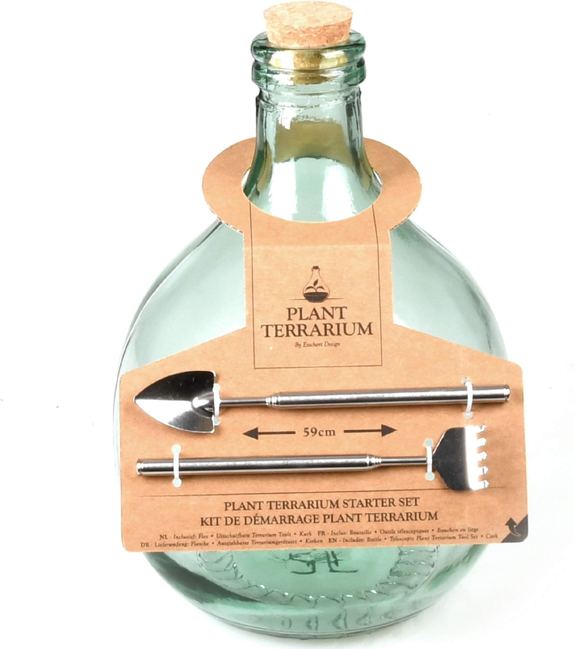 Amazon.com: Esschert Design AGG47 Terrarium Bottle Planter with Tools ...