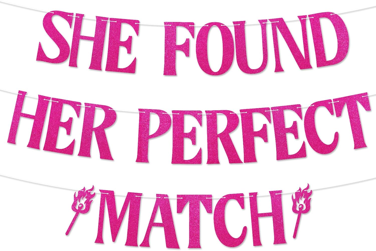 Amazon.com: She Found Her Perfect Match Banner - Perfect Match ...