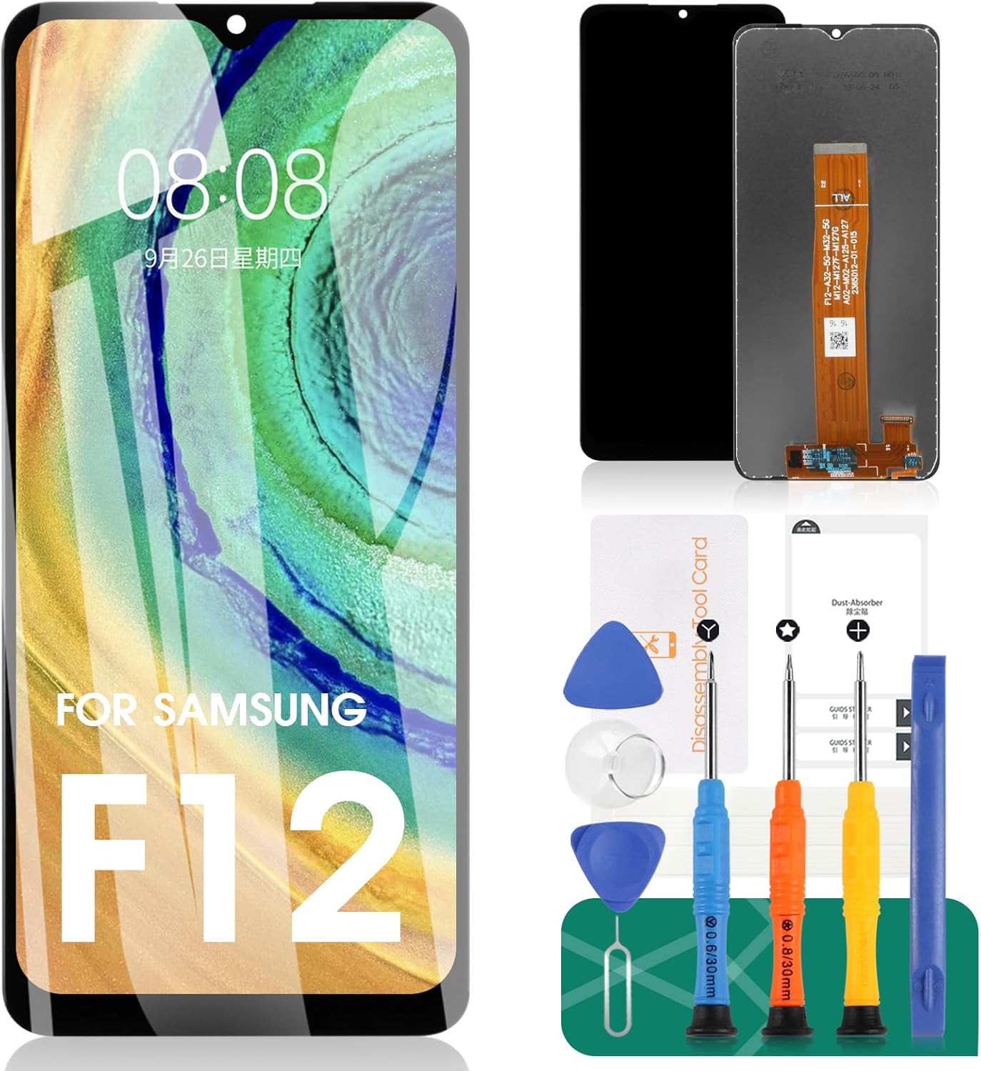 Amazon.com: for Samsung Galaxy F12 Screen Replacement LCD for Samsung ...