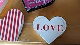 Amazon.com: 6Pcs Valentine's Day Wood Heart Shaped Sign, Freestanding ...