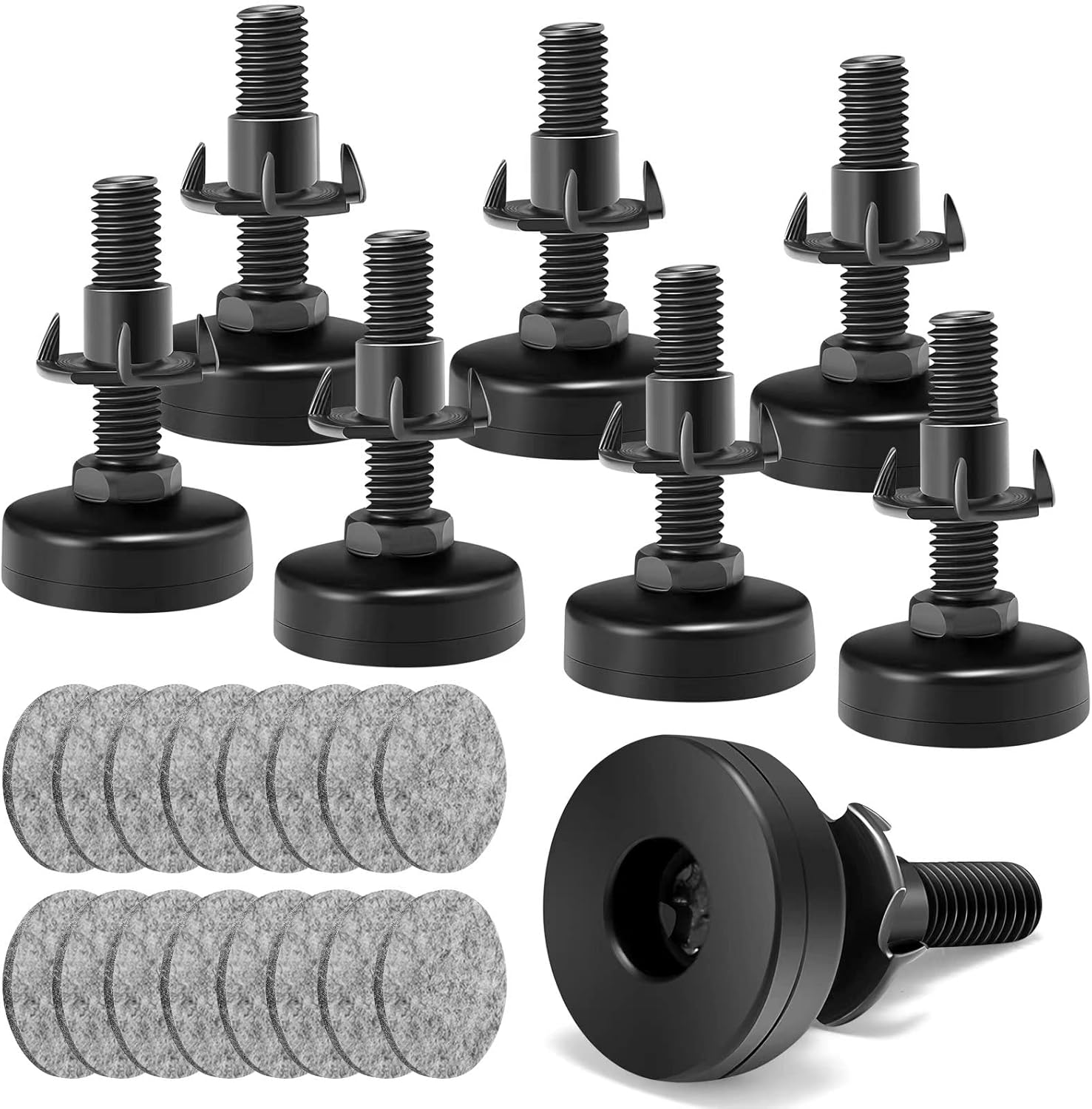 Leveling Feet, Adjustable Furniture Levelers for Furniture Leg Levelers ...