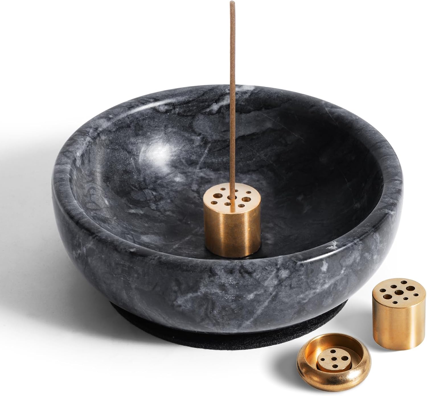 Amazon.com: Natural Marble Incense Holder for Stick and Backflow ...