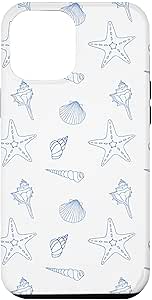 Amazon.com: iPhone 13 Pro Max Trendy Coastal Granddaughter Aesthetic Preppy Shells Ocean Case ...