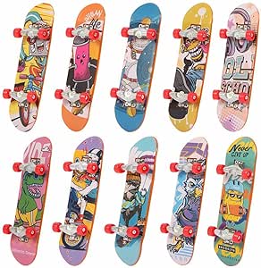 QINIFIFY Finger Skateboard Set, 6 Pieces Mini Skates Professional ...