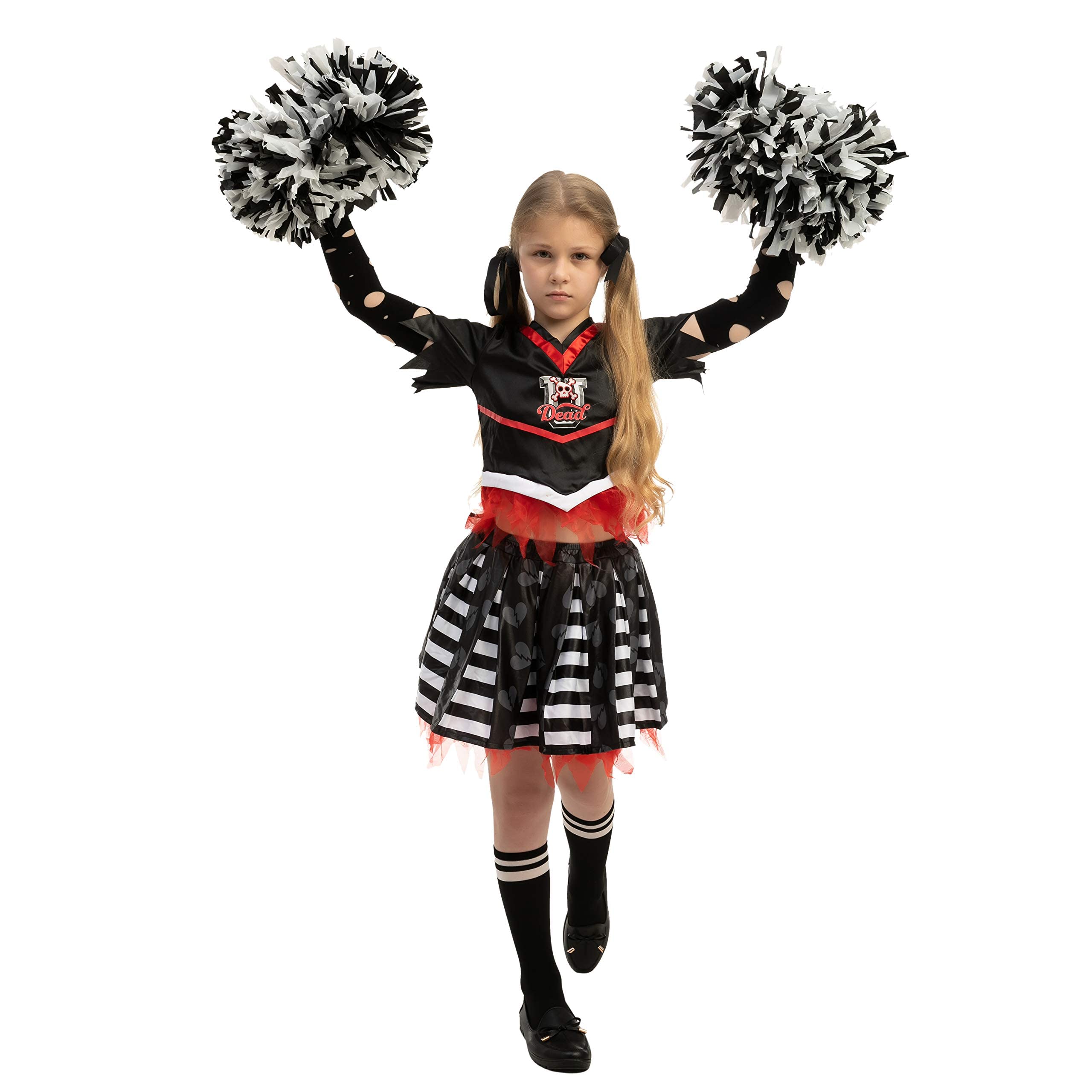 Spooktacular Creations Zombie Cheerleader Costume for High School Girls ...