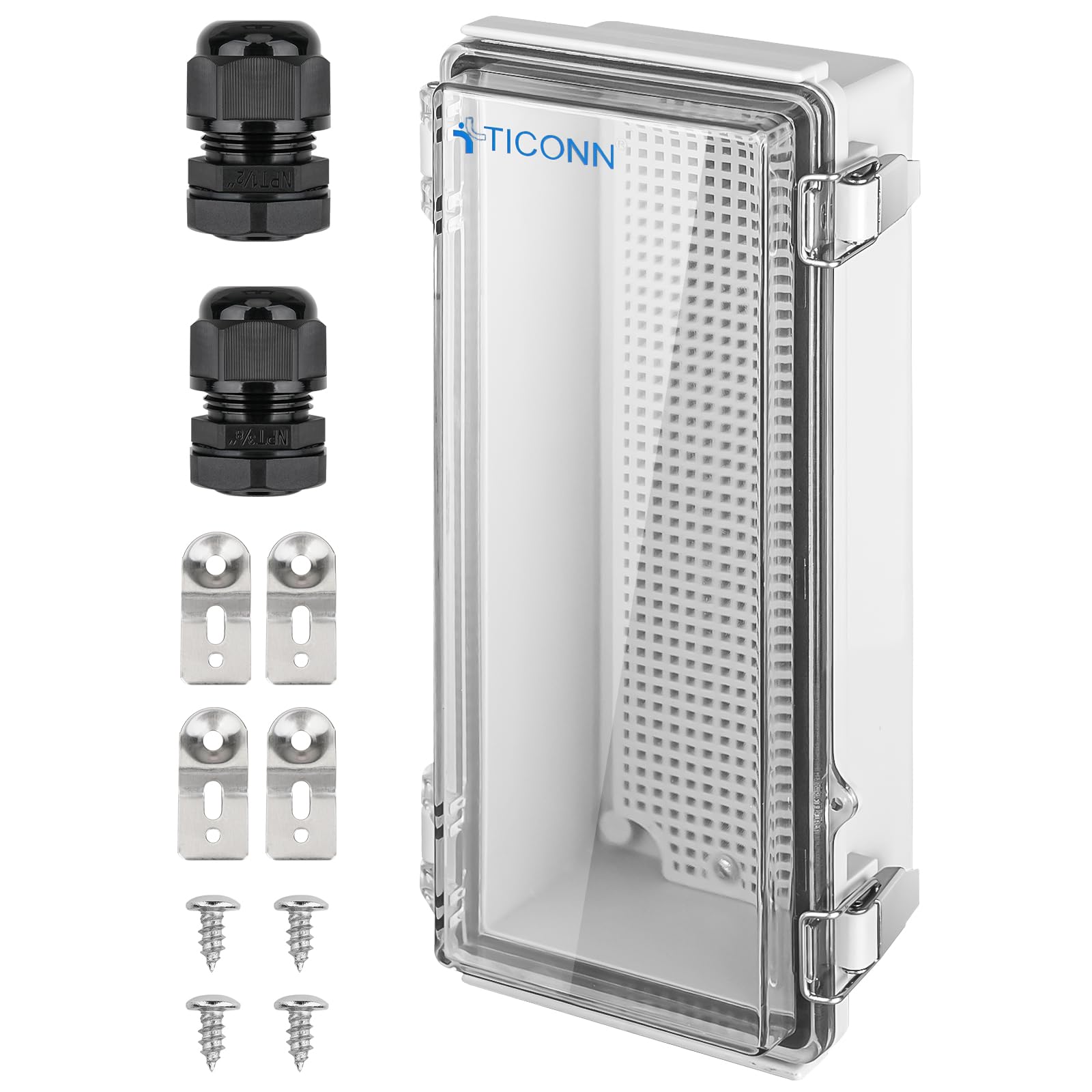 Snapklik.com : TICONN Waterproof Electrical Junction Box IP67 ABS ...